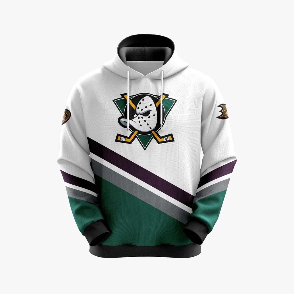 Moletom Blusa Super Patos Mighty Ducks Hockey - Corre Que Ta Baratinho