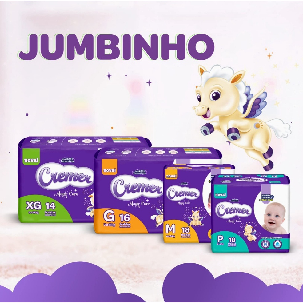 RESENHA NOVA FRALDA CREMER MAGIC CARE VALE A PENA, 45% OFF