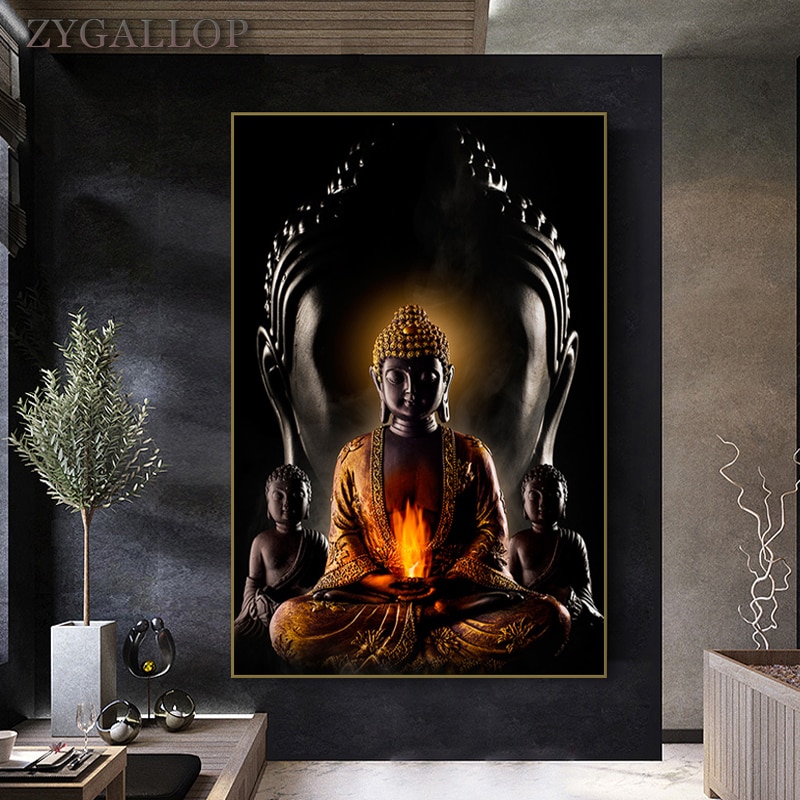 Quadro decorativo Deus buda | Shopee Brasil