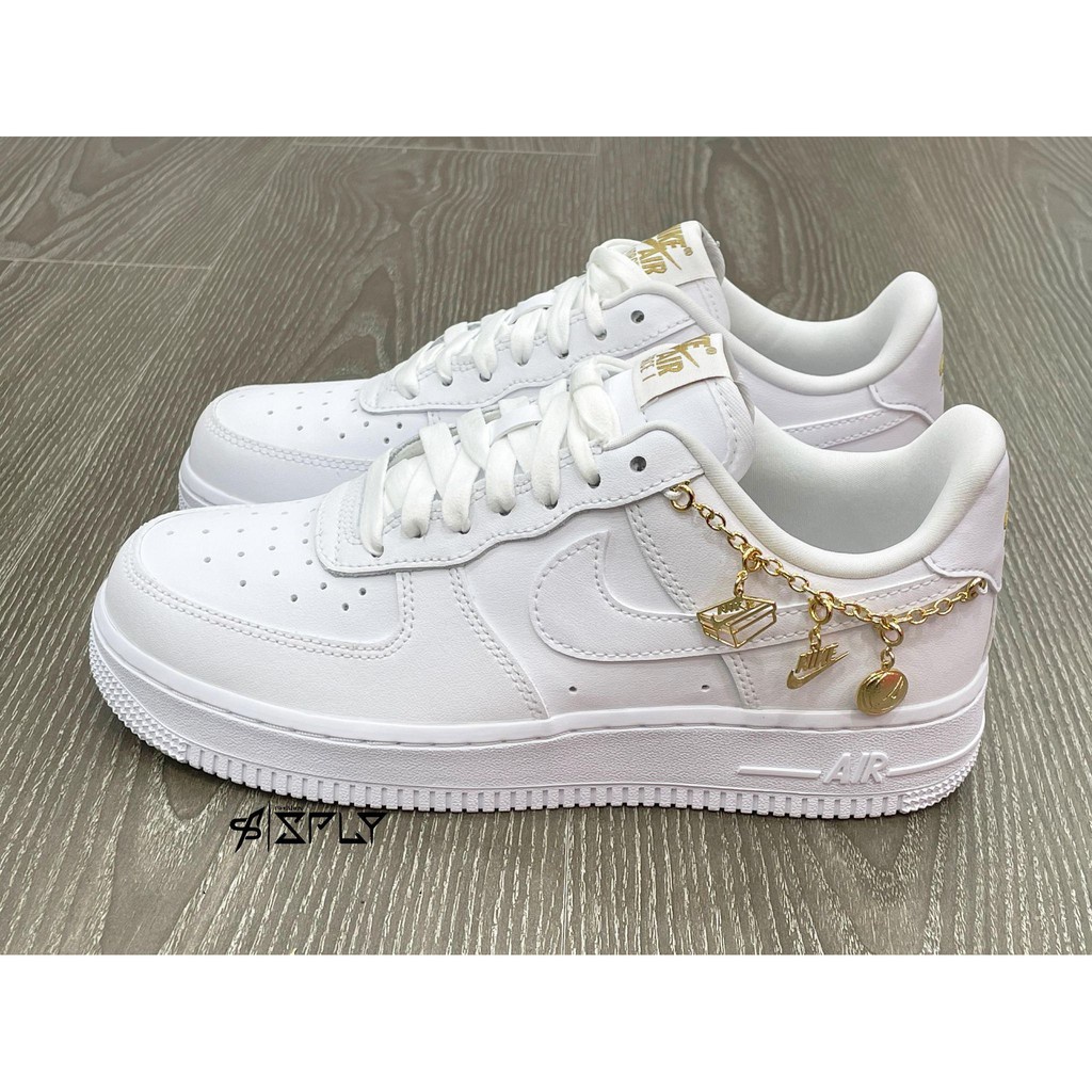 Nike Air Force 1 Lucky Charms Platina Corrente Feminina Sapatos De ...