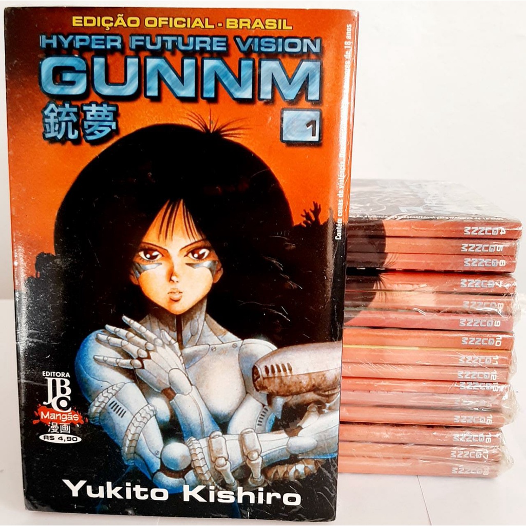 Mangá Hyper Future Vision Gunnm (Alita) - Coleção Completa (18 volumes ...