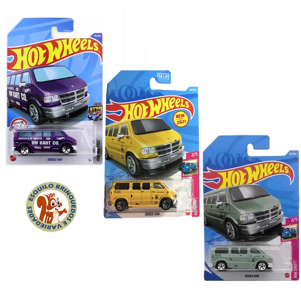 HOT WHEELS Dodge Van | Shopee Brasil
