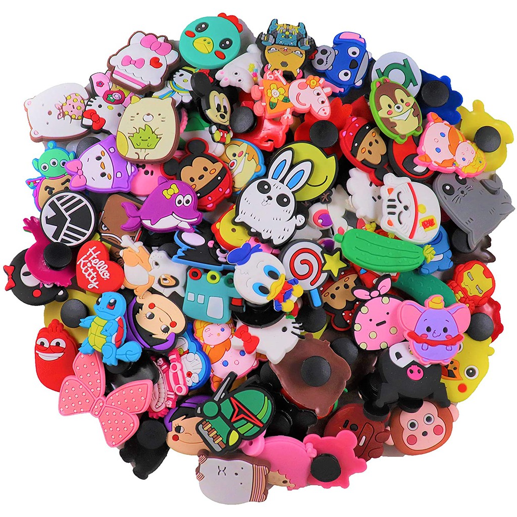 PVC Shoe Charms for Shoe, Random Shoes Bracelet Wristband Decoration ...