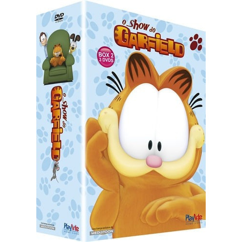 Dvd - O Show Do Garfield Box 2 - Vol. 5 - 7 Playarte | Shopee Brasil
