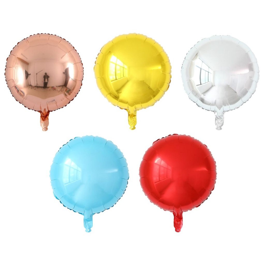 Balão Metalizado REDONDO 18 Polegadas 45cm | Shopee Brasil