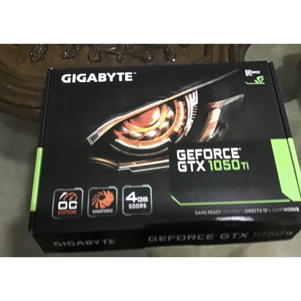 GIGABYTE GeForce GTX 1050 TI Windforce OC 4GB GDDR5 Graphics Card GPU ...