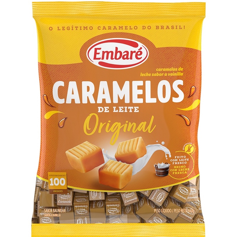 Caramelo Embare Ao Leite 660g | Shopee Brasil