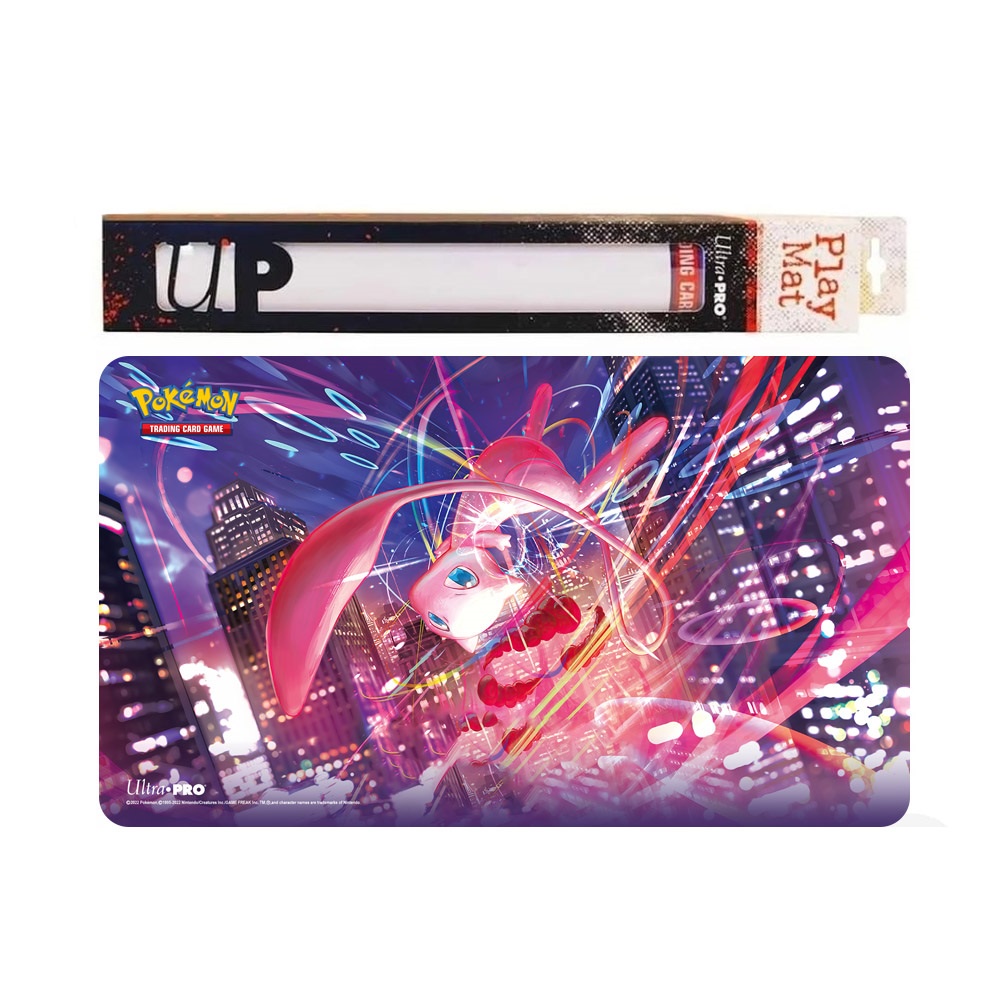Pokémon Playmat Campo Batalha Mew 61 X 34 Ultra Pro | Shopee Brasil