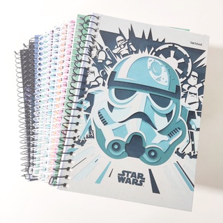 Caderno Escolar Personagens Star Wars Capa Dura 80 Folhas | Shopee Brasil