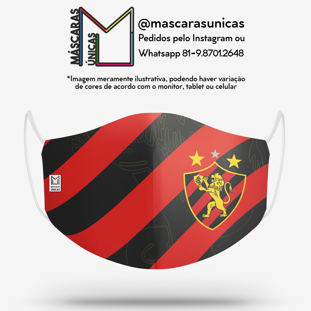 Máscara Sport Recife com válvula n95 | Shopee Brasil