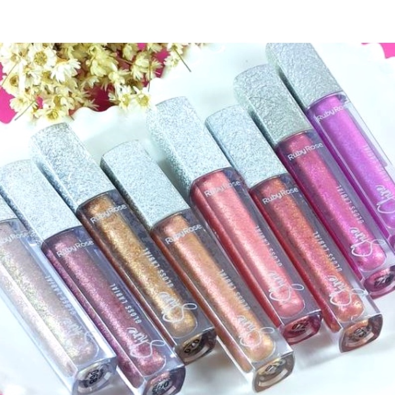 Lip Gloss Ruby Rose Labial Shine | Shopee Brasil