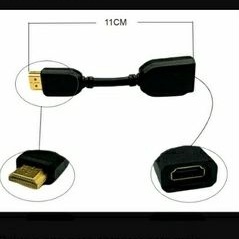 Cabo Extensor Hdmi Macho- Femea Para Tv Monitor | Shopee Brasil