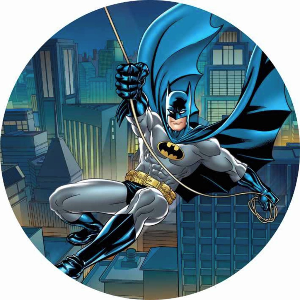 Painel Em Lona Redondo Batman 1,30 X 1,30 Banner fosca | Shopee Brasil