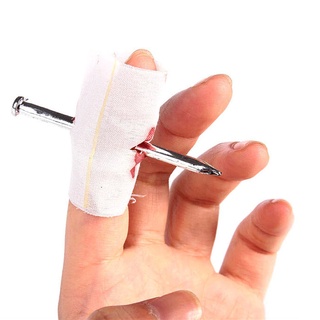 Dedo Machucado Prego Pegadinha Fantasia Sangue Falso Susto | Shopee Brasil