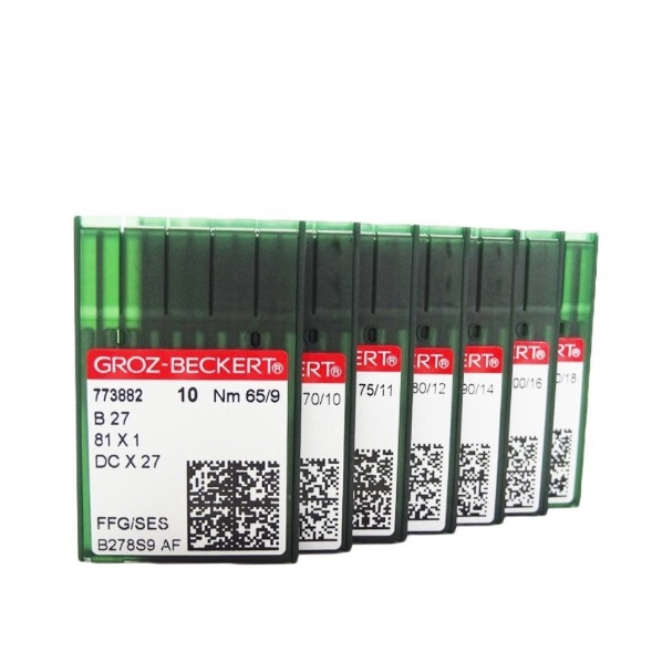 caixa de agulha para maquina de costura overlock industrial B27 10 uni. - Groz Beckert | Shopee ...