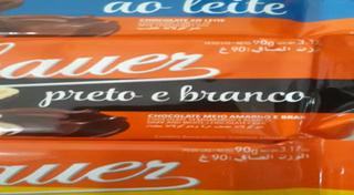 Chocolate Fino 40% NeugeBauer Kit 3 Barras 90g(preto e branco/ao leite/amendoim) | Shopee Brasil