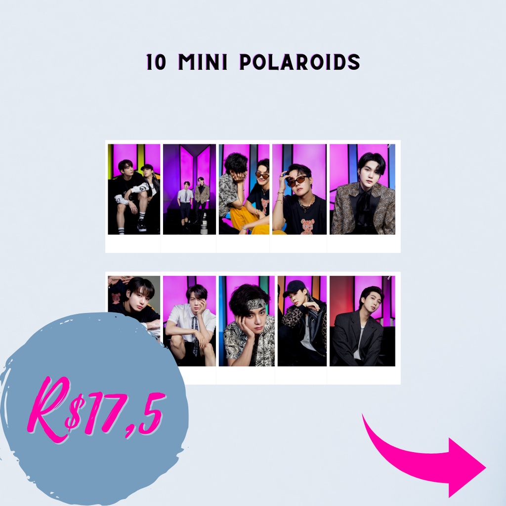 Mini Polaroids BTS Festa 2022 | Shopee Brasil