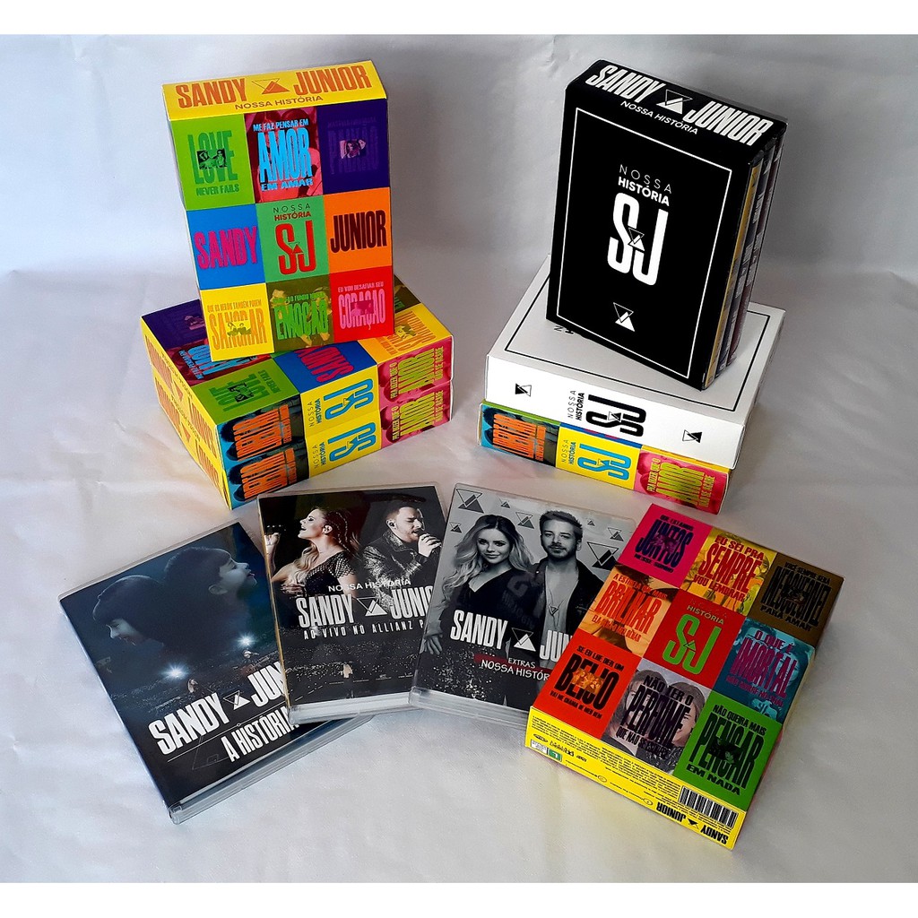 Dvd sandy e junior - box nossa história deluxe | BeeCost