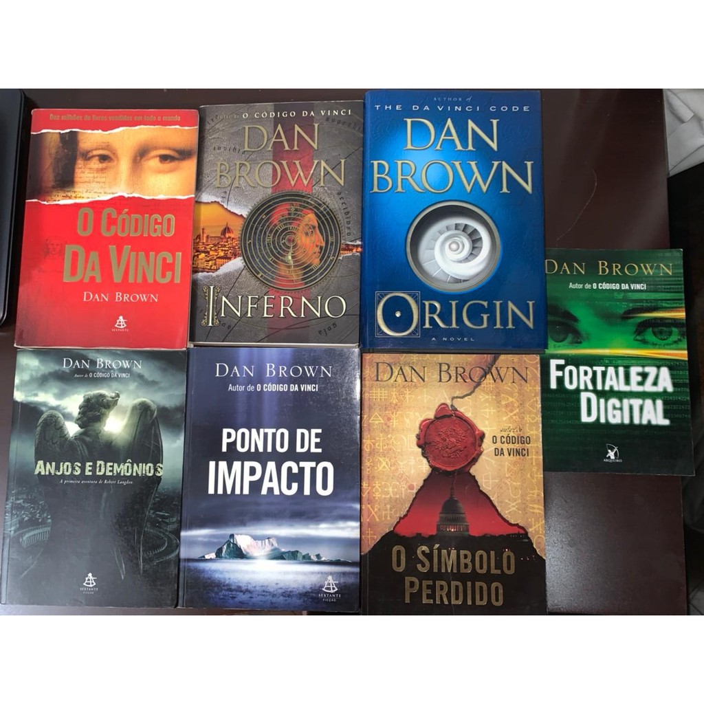 Coleção de livros Dan Brown (7 livros) - Escorrega o Preço