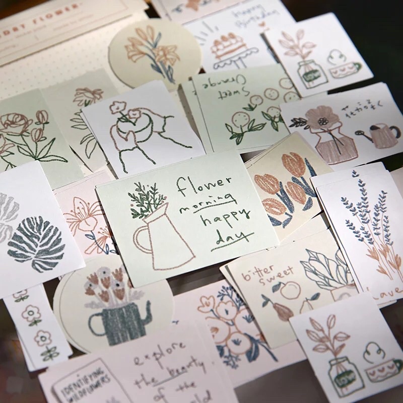 Adesivos em papel especial Sticker Pack Spring Outing | Shopee Brasil