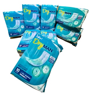 Absorvente Urinario Masculino Dryman Pacote com 10 Incontinencia ...
