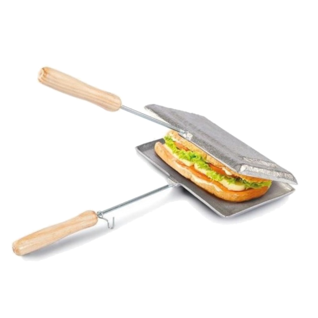 Tostex Dupla Forma Torradeira Sanduicheira Aluminio Lanche | Shopee Brasil