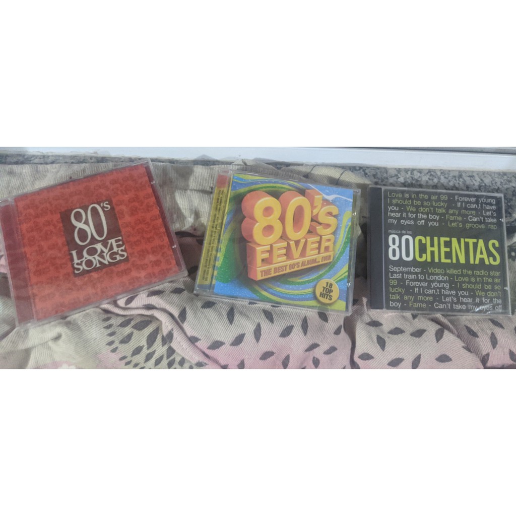Pack 3CDS Romanticos anos 80 (LACRADOS!!!) | Shopee Brasil