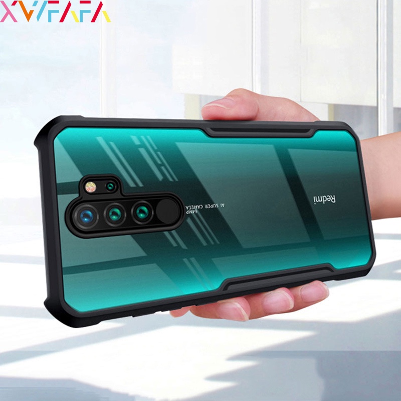 Capa Armadura Transparente Anti-Impacto Em Acrílico Airbag Para Xiaomi Redmi Note 8 7 Pro 8T 9 ...