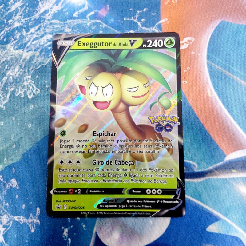 Carta Pokémon Exeggutor de Alola V promo - Desconto no Preço