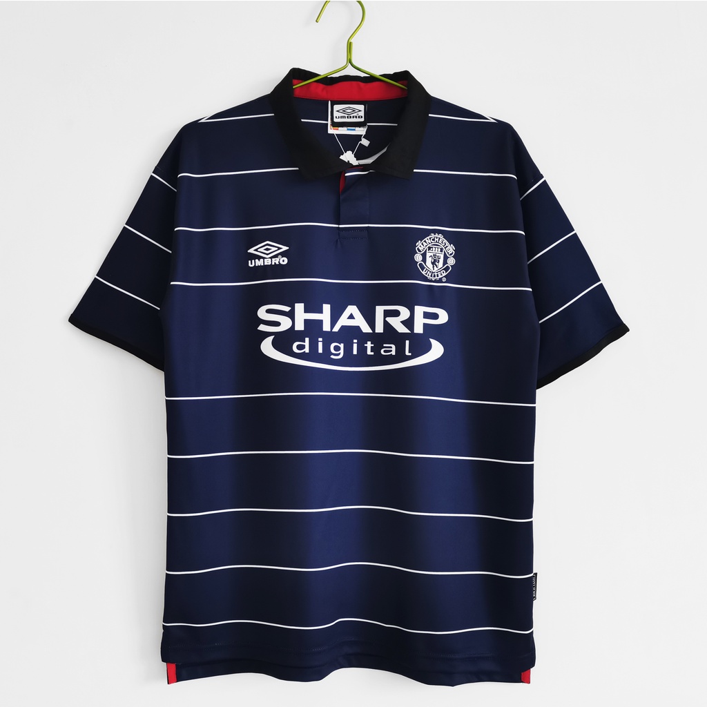 1990/2000 Camisa De Futebol Manch168ester United Retro Away Camisetas ...