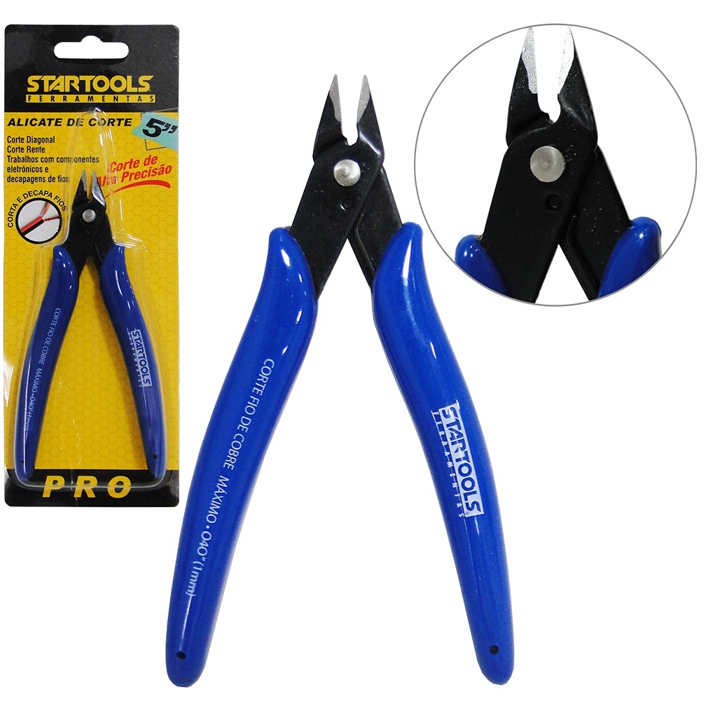 1 Alicate De Corte Rente Corta E Decapa Fio Profissional 5 Pol | Shopee ...