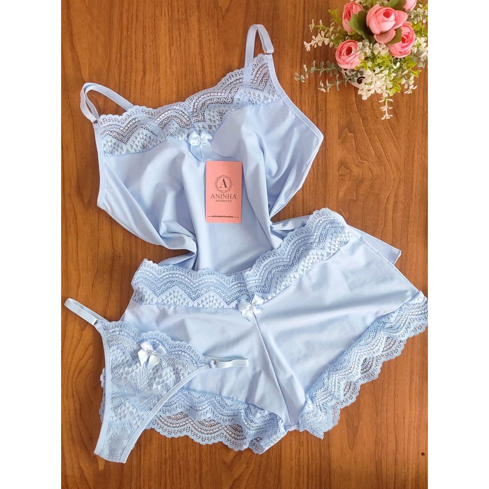 KIT Baby Doll Color + Calcinha - Azul Frozen | Shopee Brasil