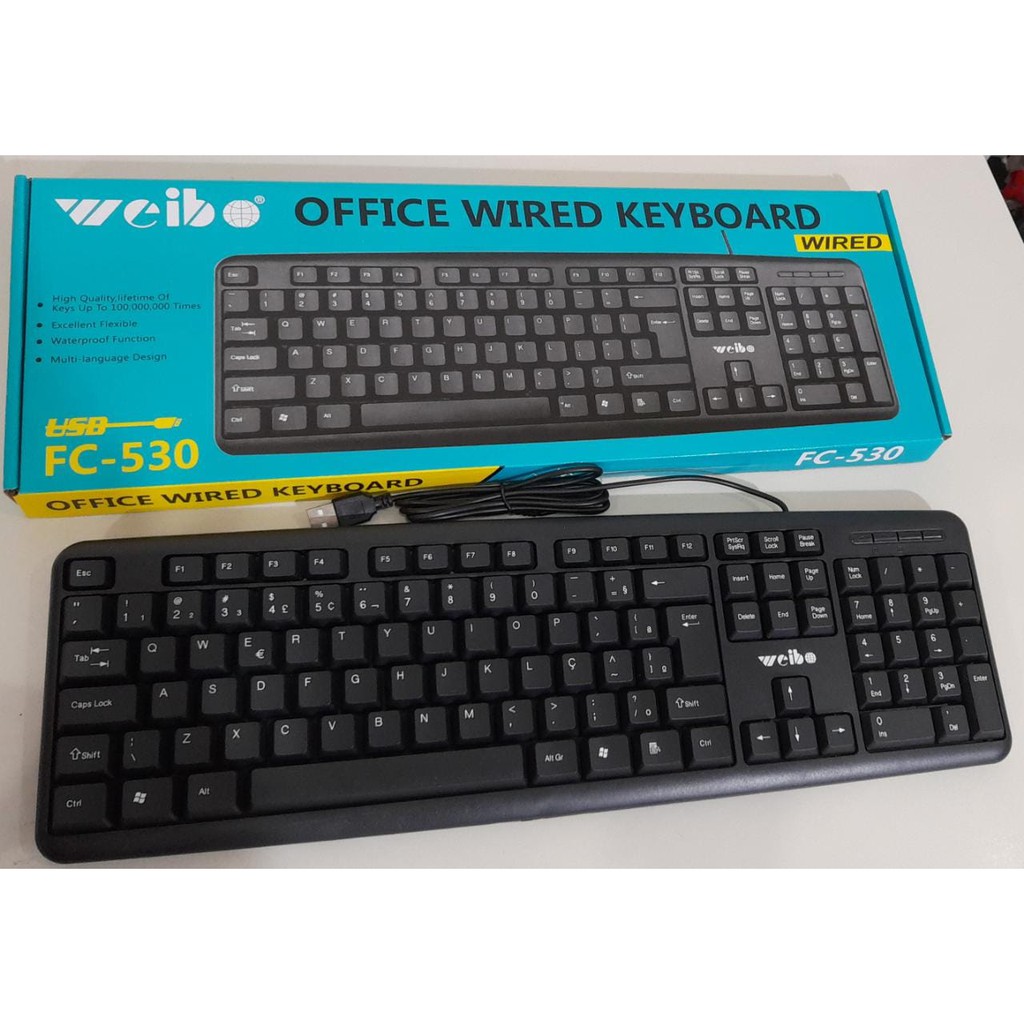 Teclado Weibo Smart Keyboard Fc-530 | Shopee Brasil