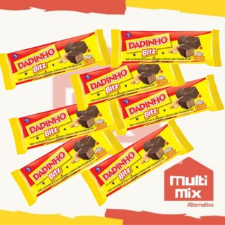 Bombom Waffer Dadinho Bitz Chocolate ao Leite - 105g (14 unidades ...