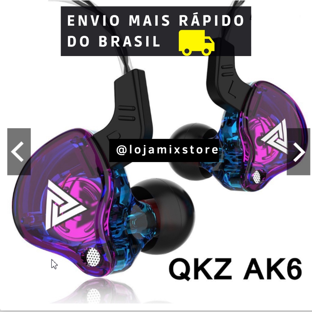 FONE DE RETORNO GAMER QKZ AK6 / GRAVES FORTES | Shopee Brasil