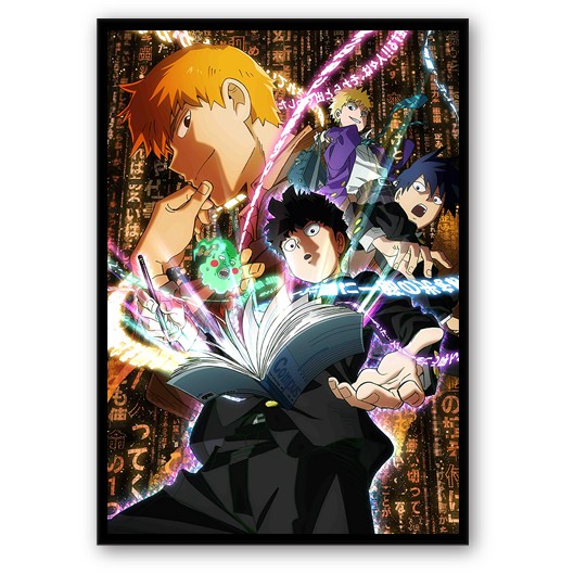 Poster MOB PSYCHO (placa decorativa - MDF - 28X40cm) | Shopee Brasil