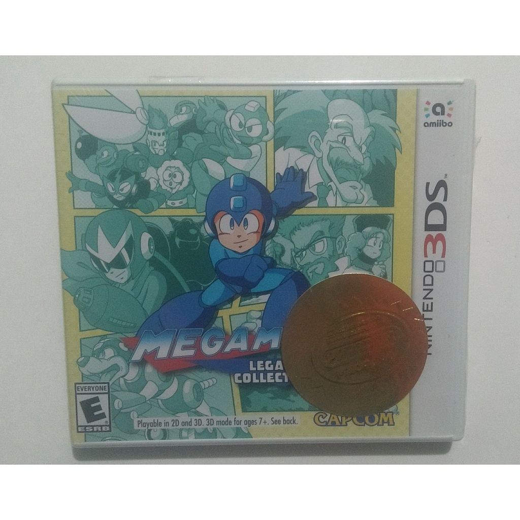 MEGA MAN LEGACY COLLECTION LACRADO PARA NINTENDO 3DS | Shopee Brasil
