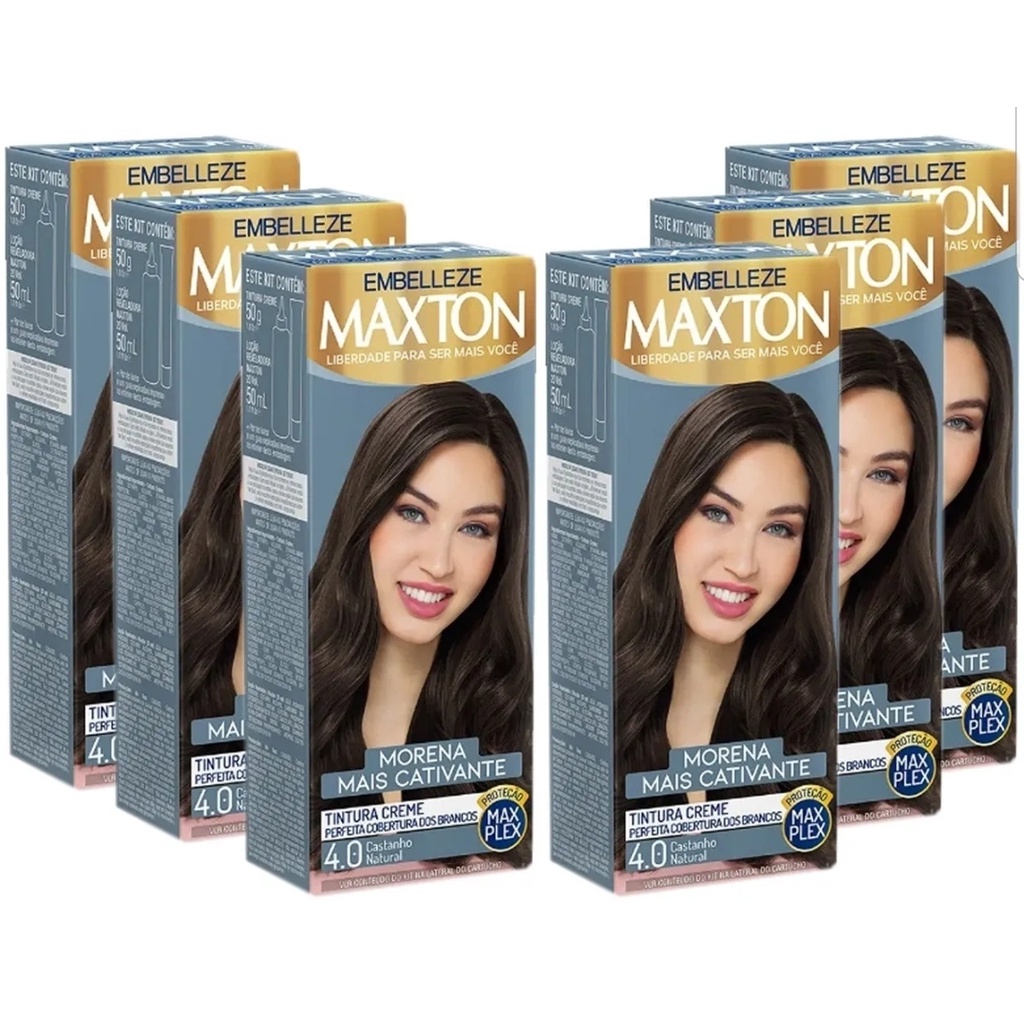 Tinta cabelo Maxton coloração tintura Embelleze 150g - escolha sua cor ...