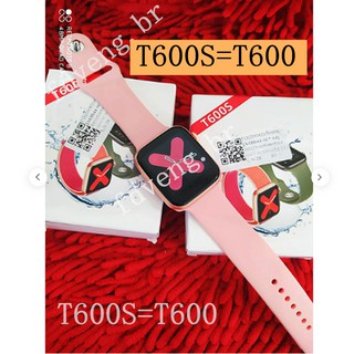 Smartwatch relógio smart t600/t600s bluetooth 1.54 tela com monitor de ...