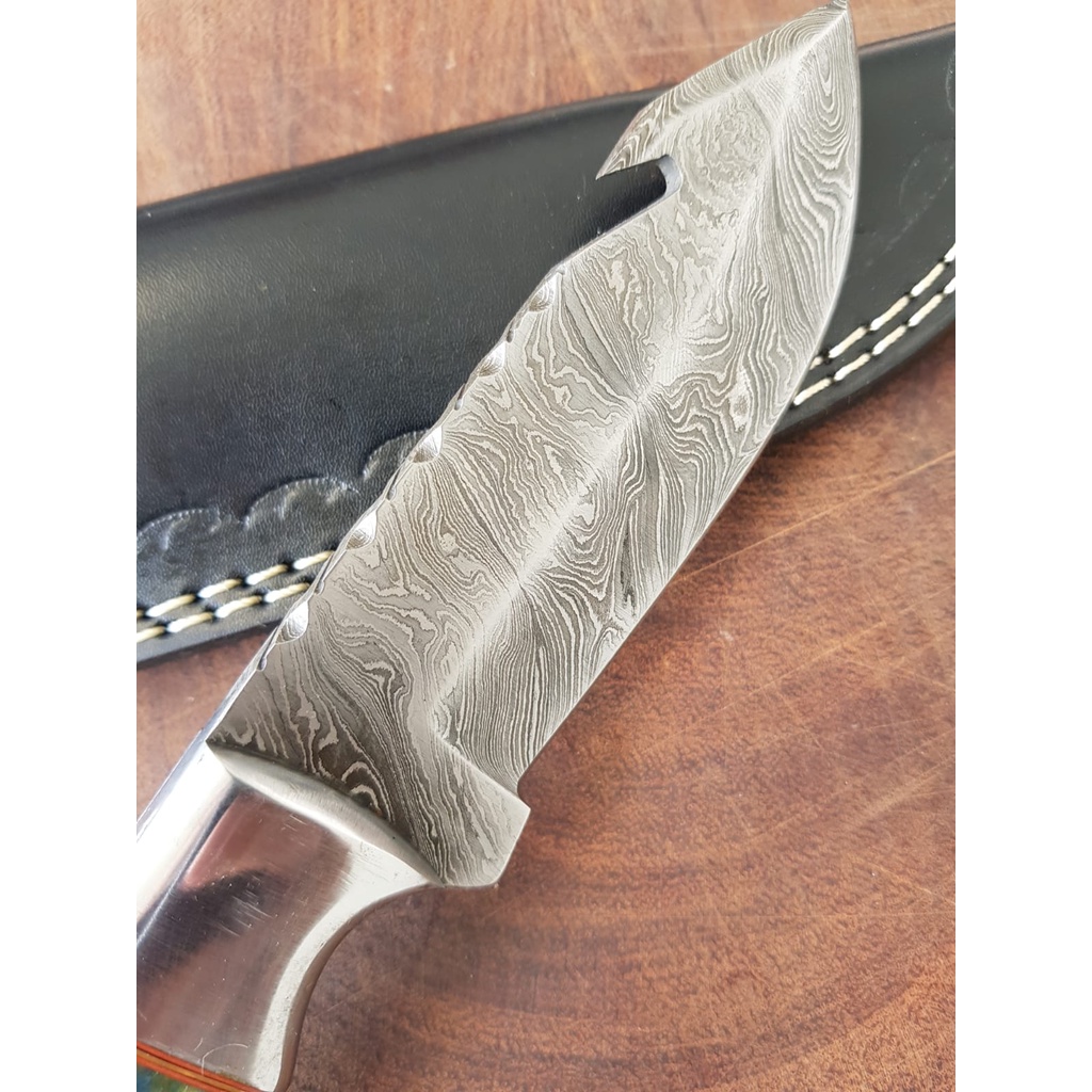 Faca Aço Damasco 512 Camadas Artesanal | Shopee Brasil