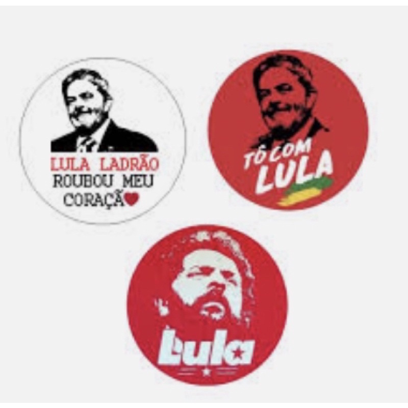 kit com 20 adesivos lula Presidente - Escorrega o Preço