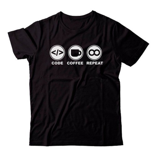 Camiseta Masculina Programador Programação - Camisa Algodão Café ...