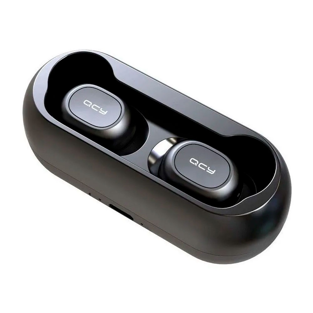Fone de Ouvido Sem Fio Bluetooth T1C QCY Preto | Shopee Brasil