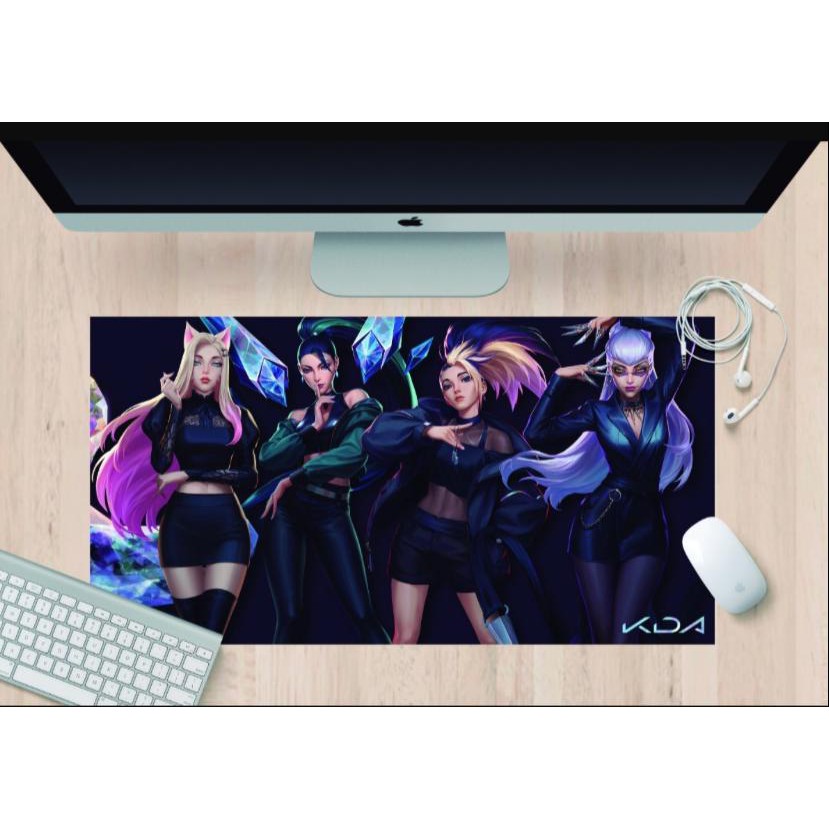 Mousepad Gamer League of Legends lol kda 59x30 cm | Shopee Brasil
