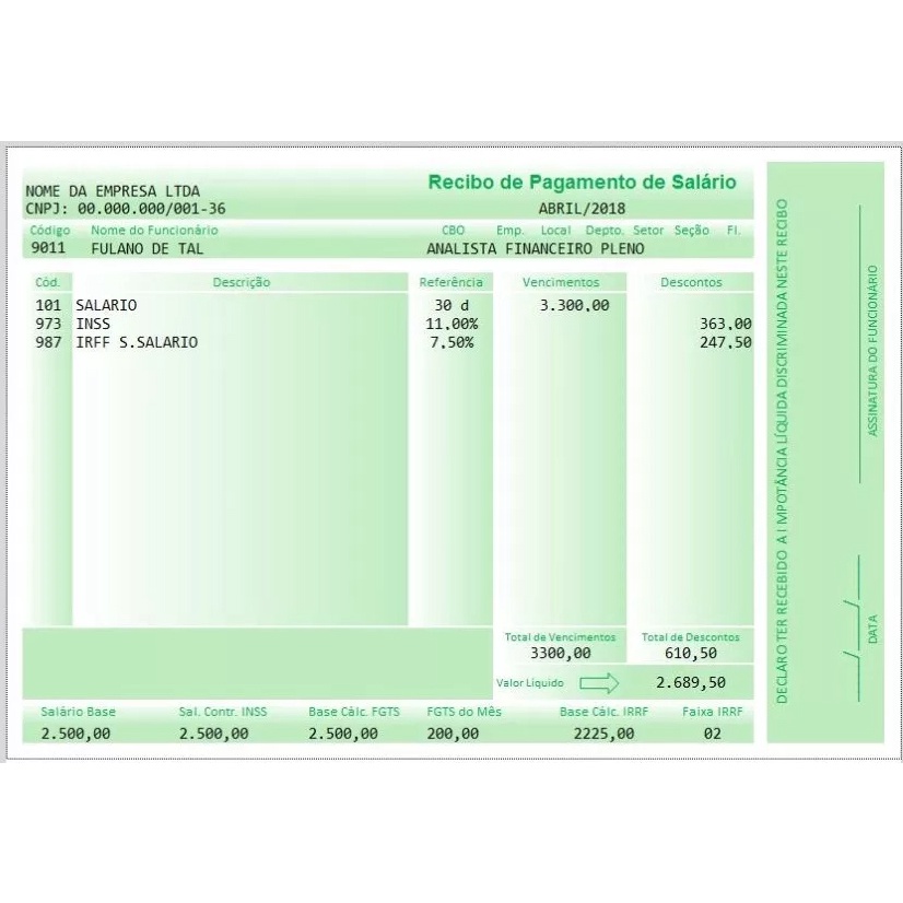 Planilha de holerite para impressão | Shopee Brasil