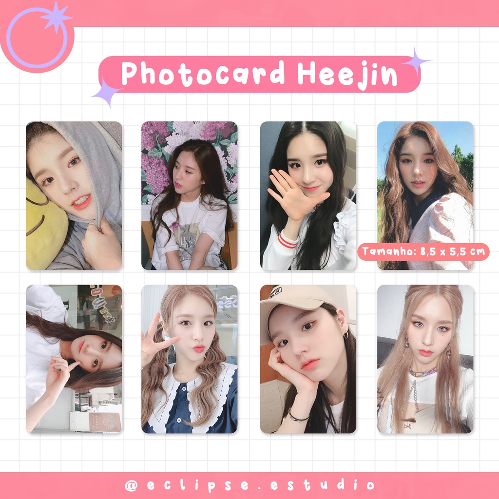 Heejin Photocard | Loona K-pop kpop | Shopee Brasil