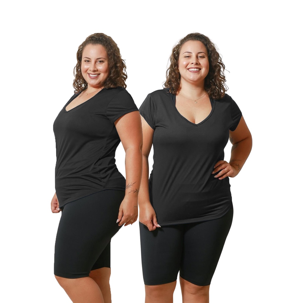 Blusa Dry fit Plus Size Feminina Roupa de Academia Até o G5 Para Treino ...