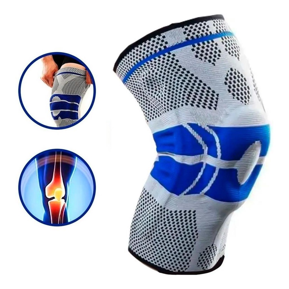 Joelheira Ortopedica 3d Com Silicone Patelar Estabilizador | Shopee Brasil