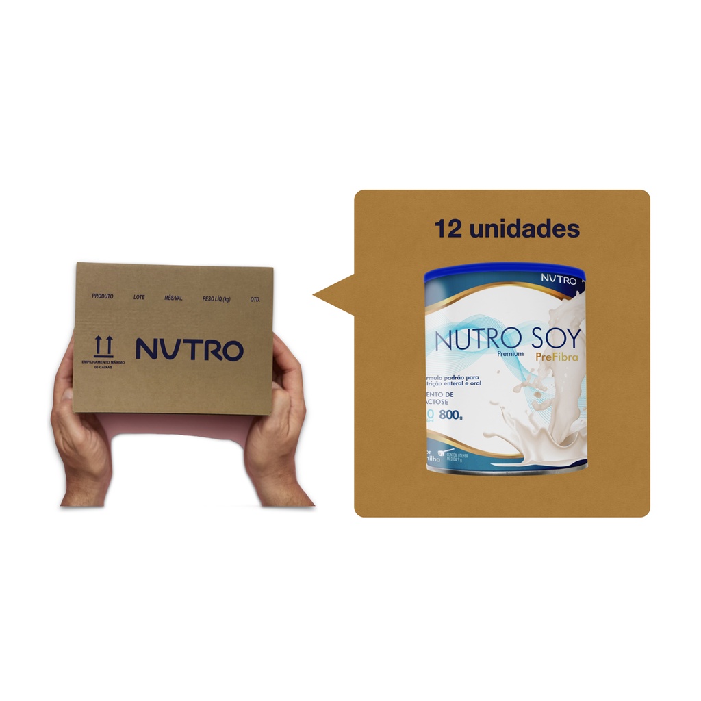 Nutro Premium Soy Prefibra - Caixa Com 12 Unidades | Shopee Brasil