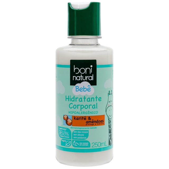 Hidratante Boni Natural Bebe 250ml | Shopee Brasil